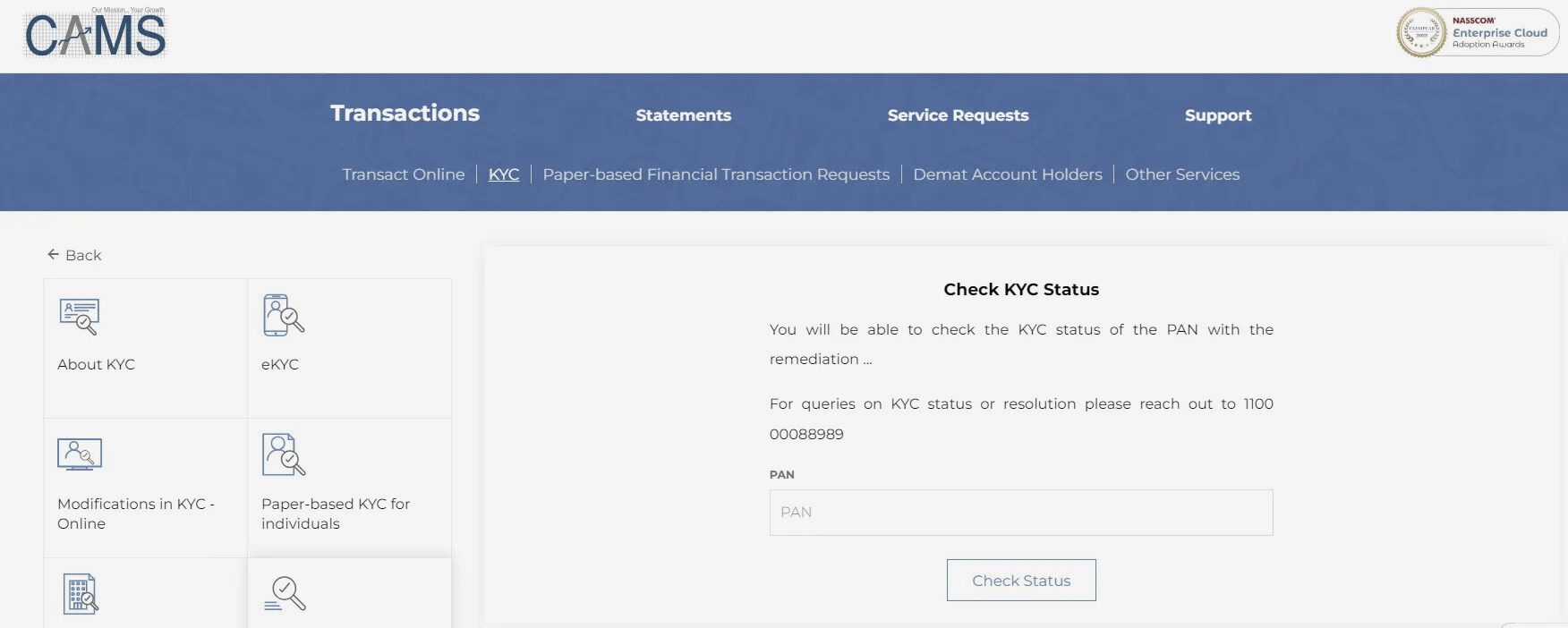 CAMS KRA: Complete Guide to KYC Process & Status Check